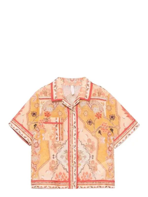 Zimmermann Wylie Pocket Shirt - Multicolour