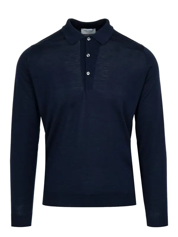 John Smedley T Shirts And Polos - Blue
