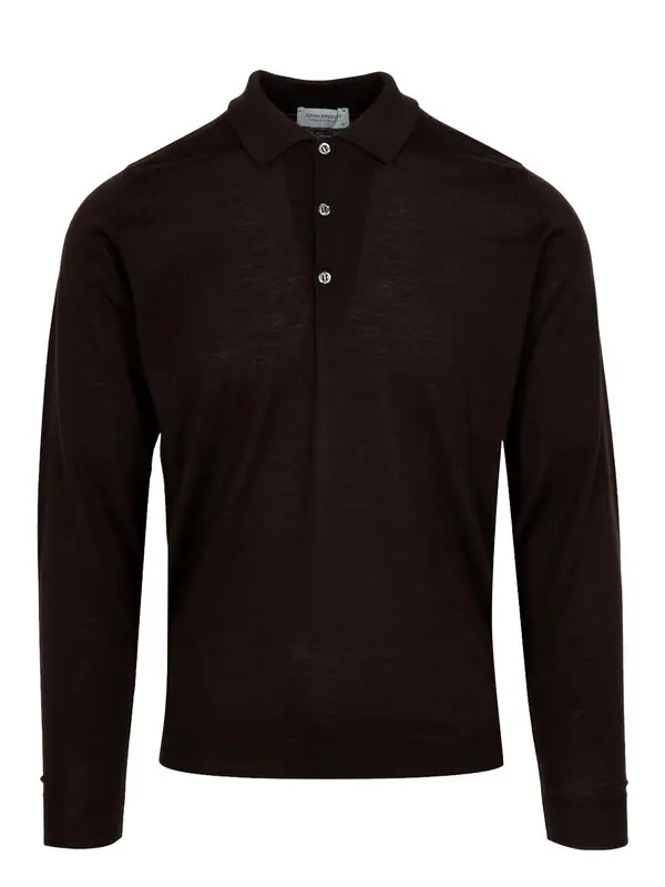 John Smedley T Shirts And Polos - Brown