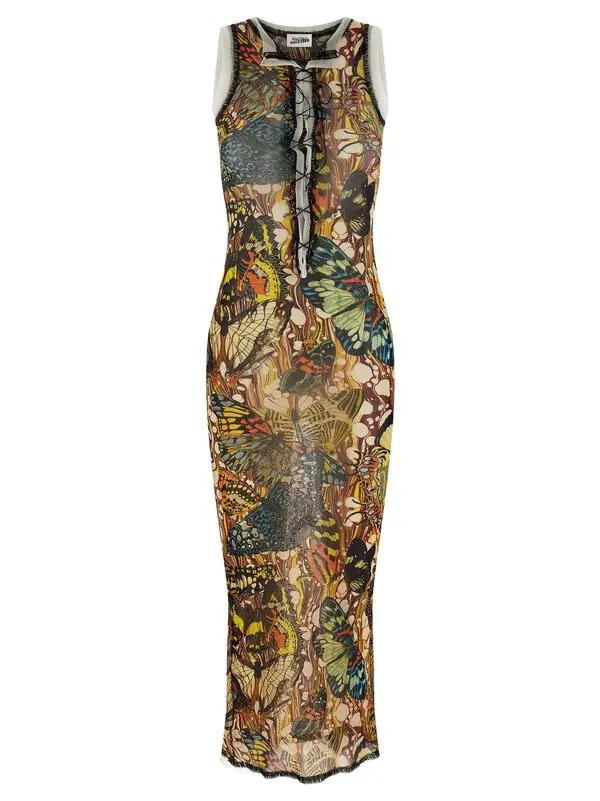 Jean Paul Gaultier Re-edition The Yellow Butterfly Dress - Multicolor