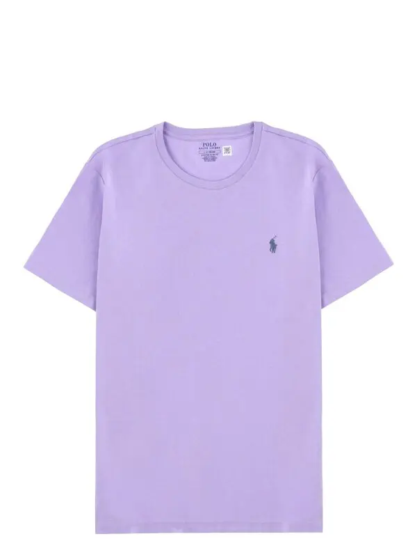 Polo Ralph Lauren T Shirt With Logo - Lilac