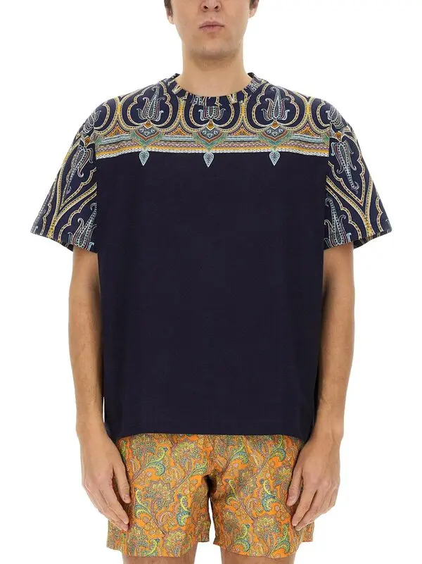 Etro Cotton T Shirt - Multicolour