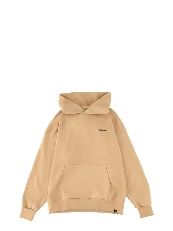 BARROW Oversized Cotton Sweatshirt - Beige