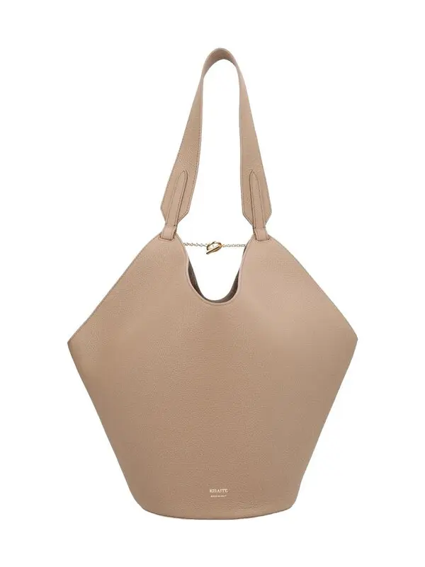 Khaite Small 'lotus' Bag - Beige