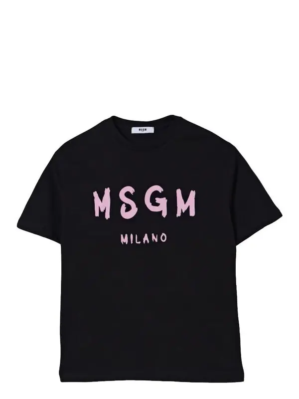 MSGM T-shirt With Logo - Black