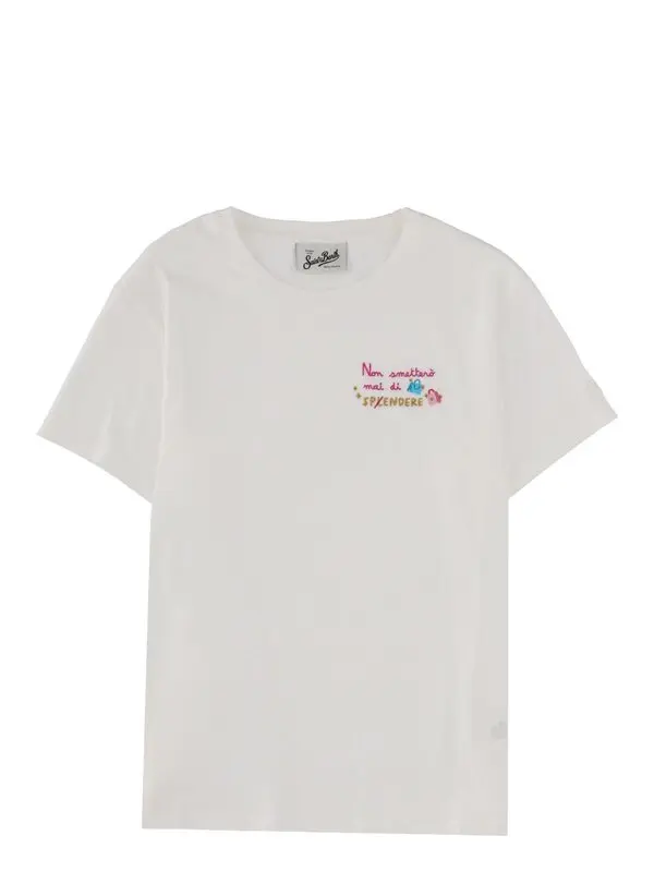 MC2 SAINT BARTH Cotton T-shirt - White
