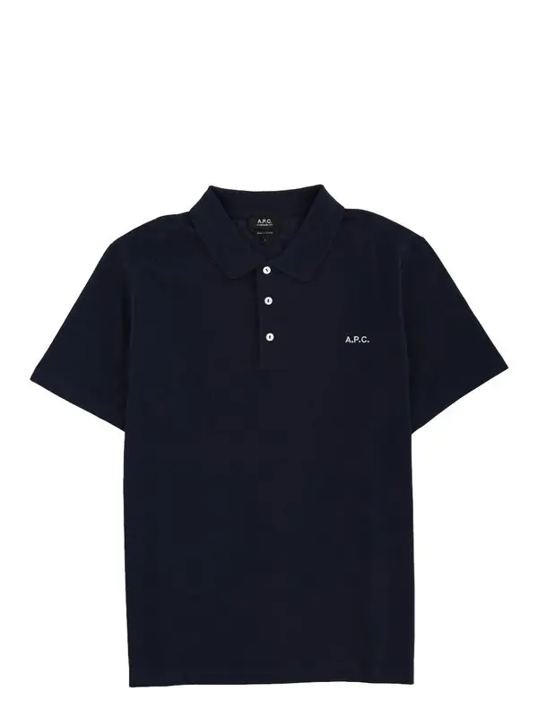 A.p.c. Regular Fit Polo - Blue