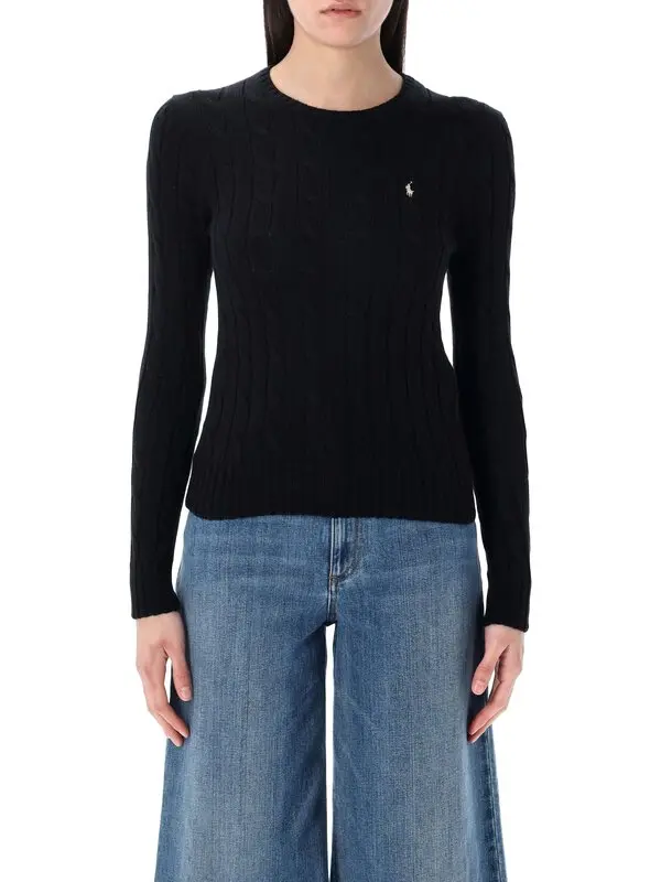 Polo Ralph Lauren Julianna Cable-knit Sweater - Black