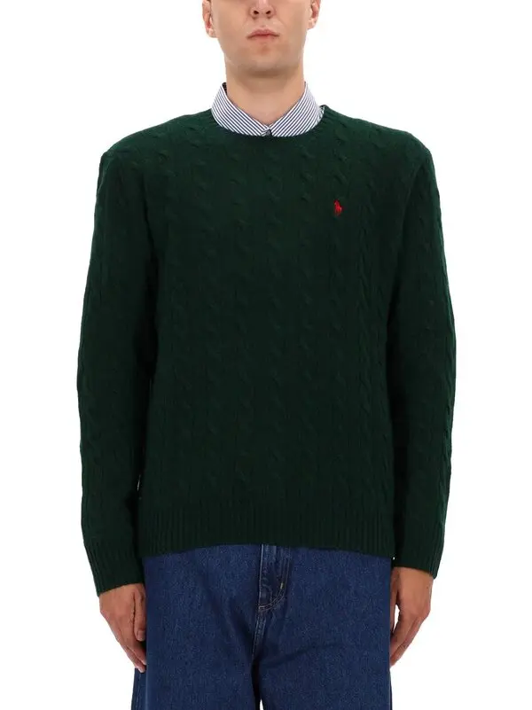 Polo Ralph Lauren Cable Knit Sweater - Green