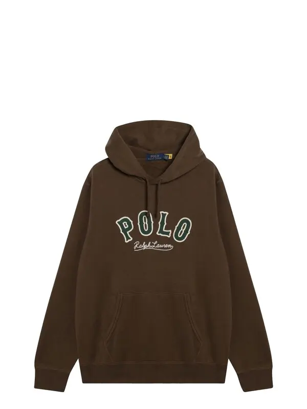 Polo Ralph Lauren Logo Hoodie - Brown