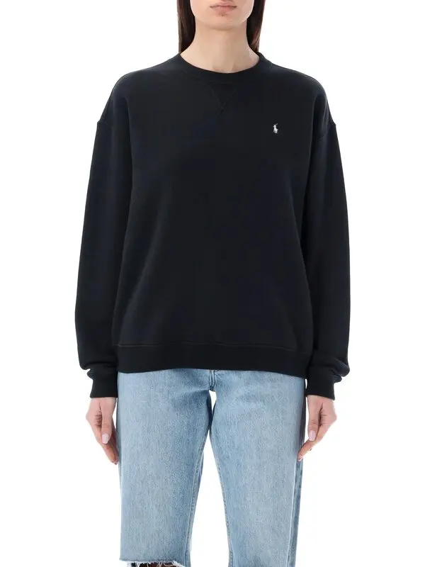 Polo Ralph Lauren Fleece Crewneck Sweatshirt - Black