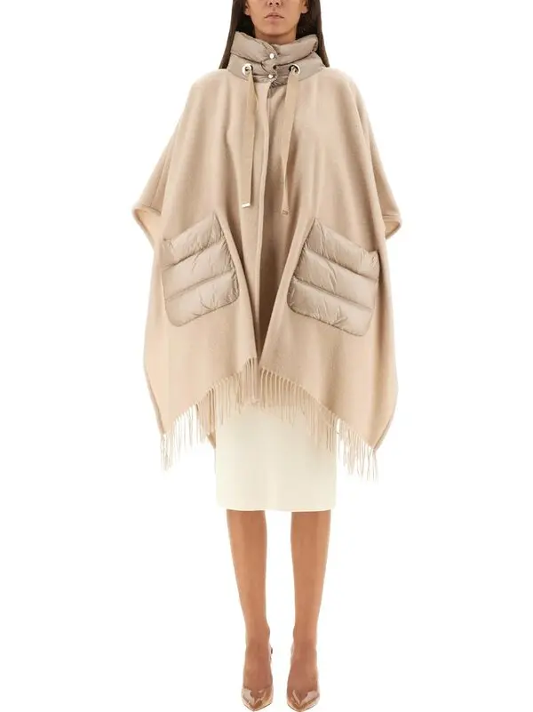 Herno Resort Poncho - Pink
