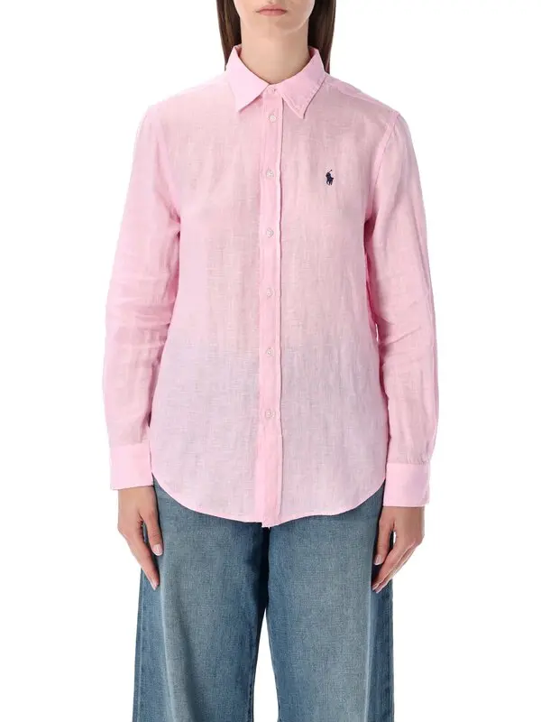 Polo Ralph Lauren Linen Shirt - Carmel Pink