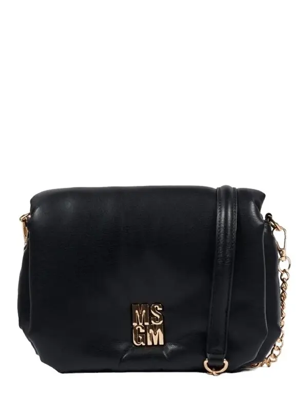 MSGM Eco Leather Bag - Black