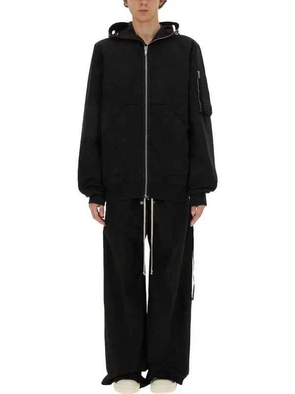 Rick Owens Gimp Flight Jacket - Black