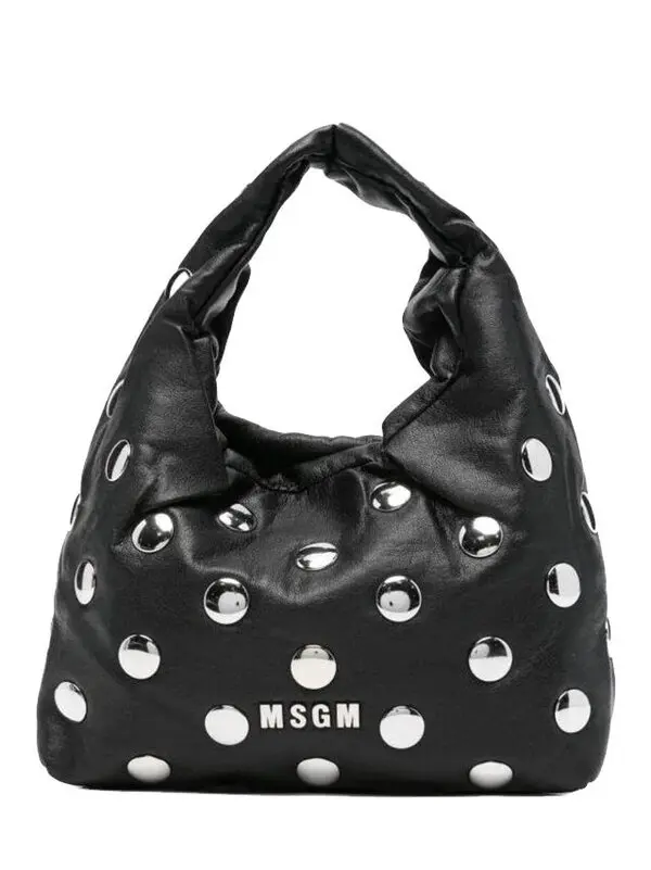 MSGM Eco Leather Bag - Black