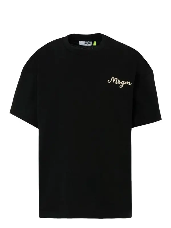 MSGM T-shirt With Logo - Black