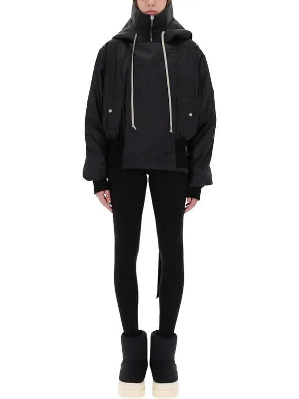 Rick Owens Alice Parka Bomber Jacket - Black
