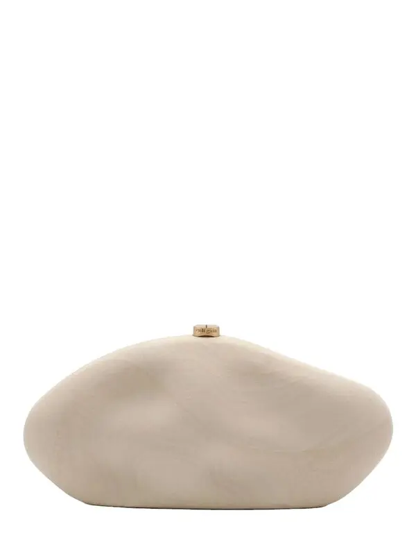 Cult Gaia Caldera Clutch - Ivory