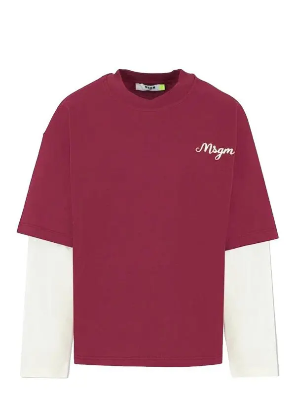 MSGM T-shirt Jersey - Red