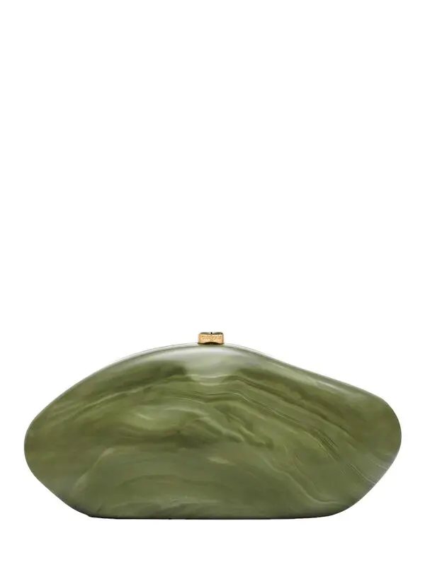Cult Gaia The Caldera Clutch - Green