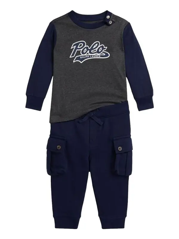 Polo Ralph Lauren T-shirt And Pants Set - Grey