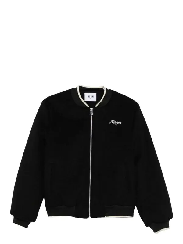 MSGM College Jacket - Black