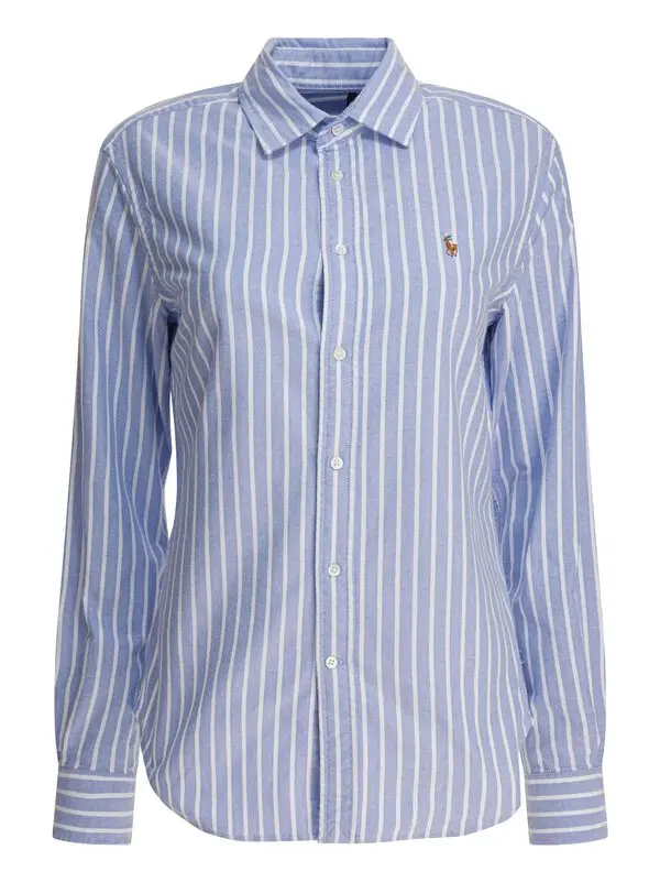Polo Ralph Lauren Striped Oxford Shirt - Blue