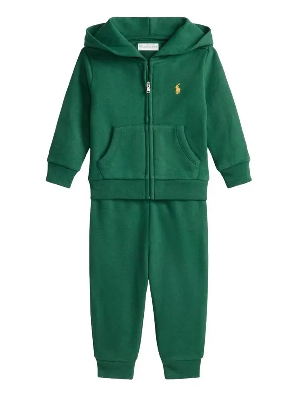 Polo Ralph Lauren Pants Set With Sweatshirt - Green