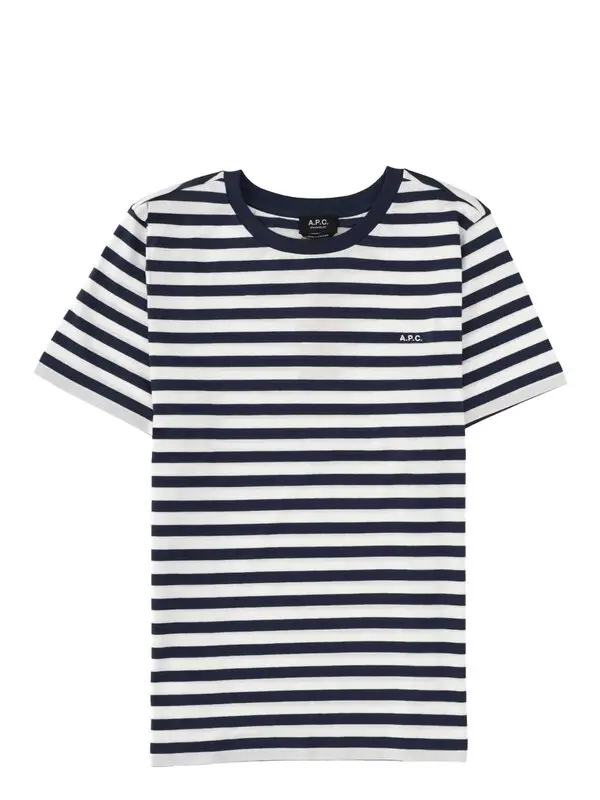 A.p.c. Striped T-shirt - Blue