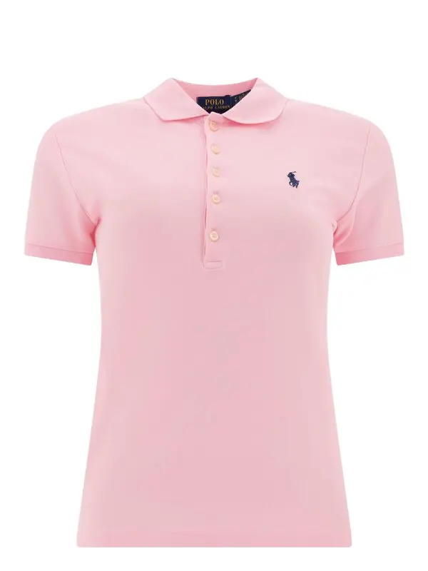 Polo Ralph Lauren Cotton Logo Polo Shirt - Pink
