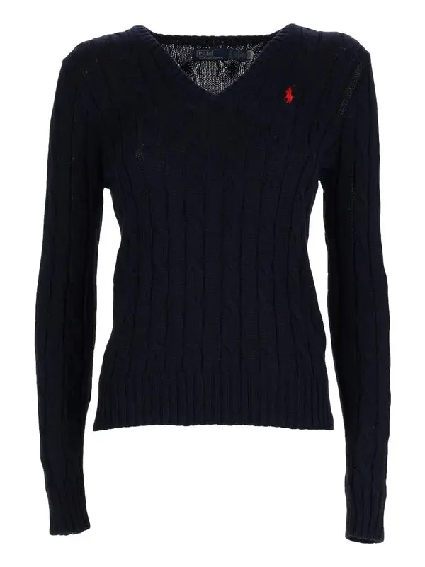 Polo Ralph Lauren Cable-knit Cotton Sweater - Blue