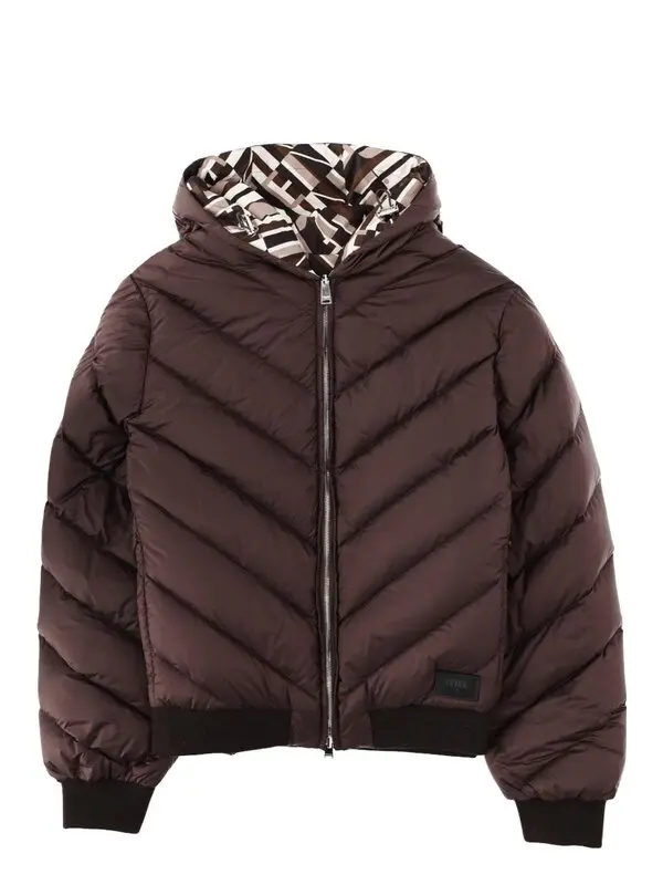 Fendi Padded Reversible Jacket - Brown