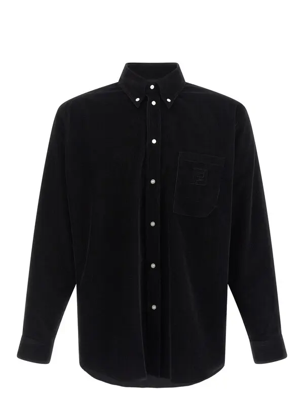 Fendi Corduroy Shirt - Black