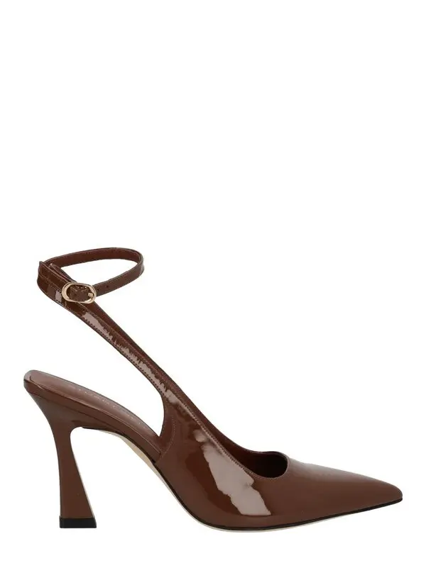 STUART WEITZMAN Vinnie 85 Strap Pump - Brown
