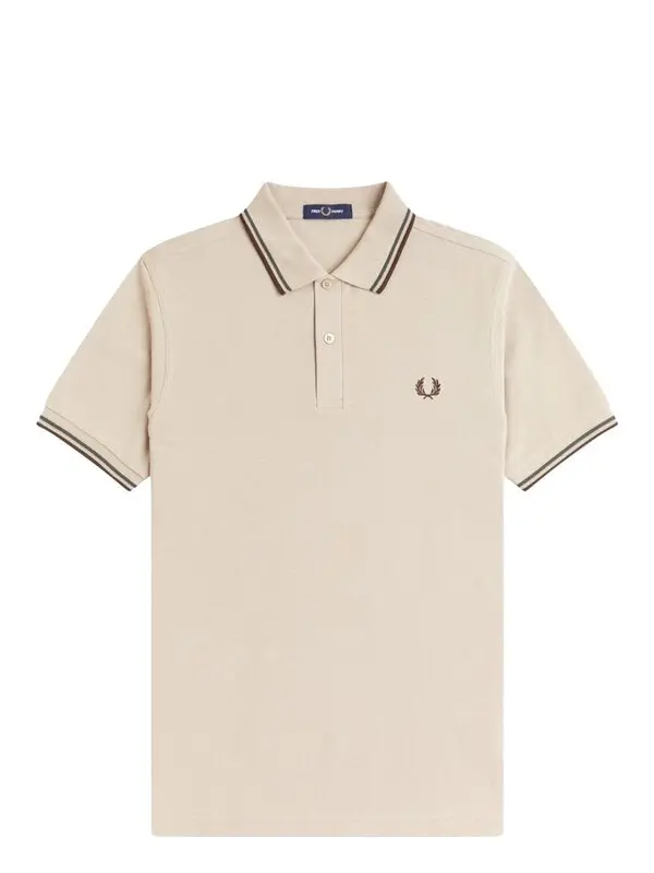 Fred Perry Polo With Logo - Ivory