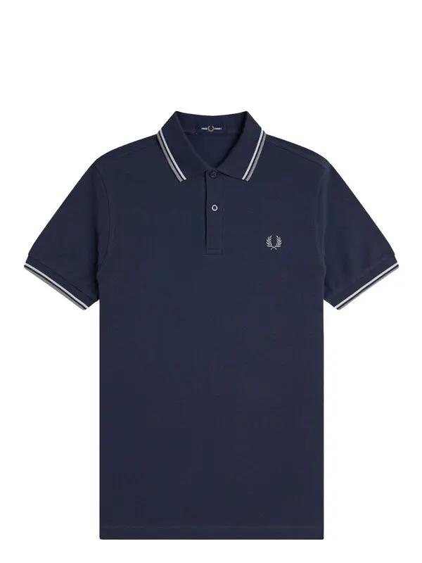 Fred Perry Polo With Logo - Blue