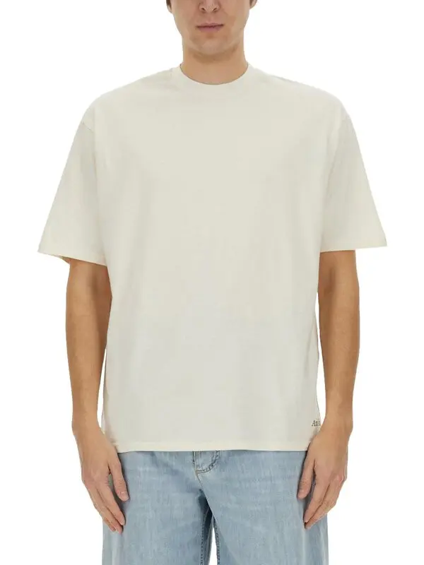 AMISH Cotton T Shirt - White