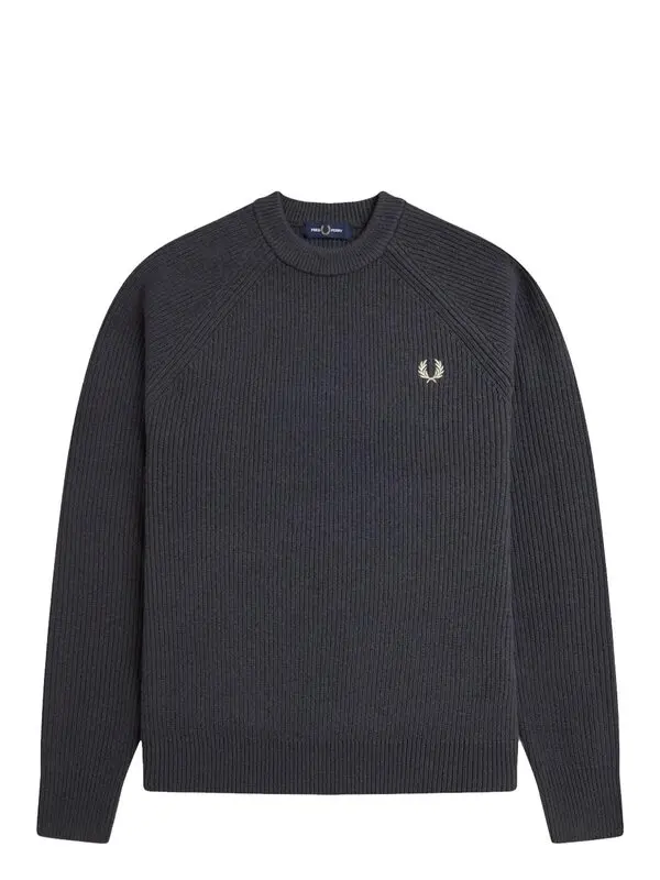 Fred Perry Jersey With Logo - Charcoal