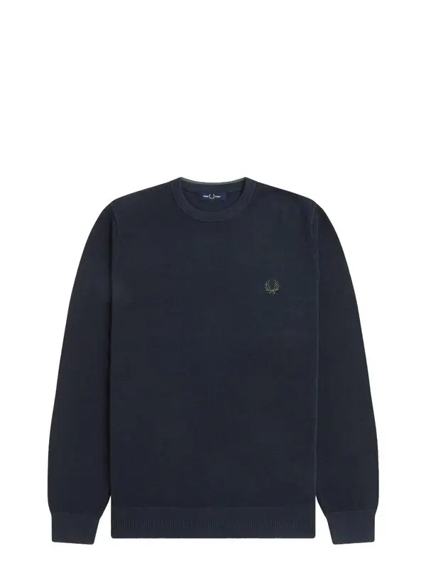 Fred Perry Jersey With Logo - Blue