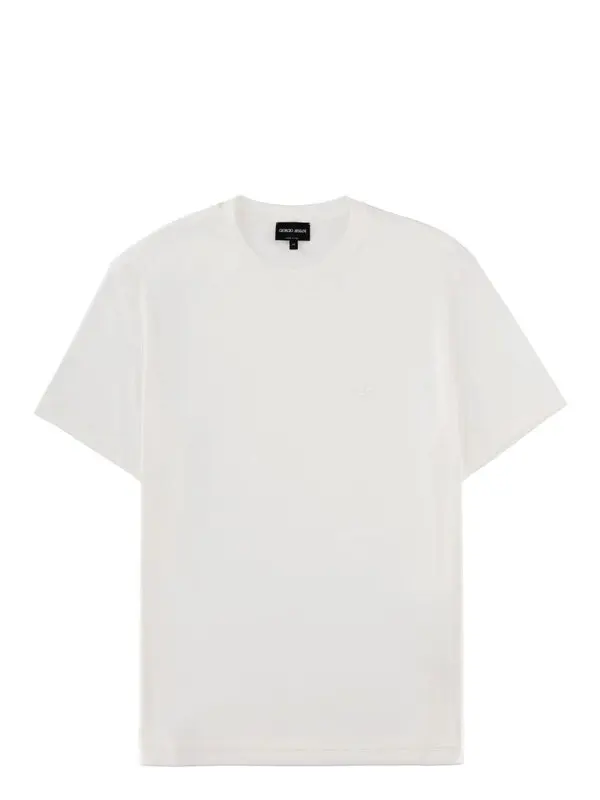 Giorgio Armani T Shirt With Logo - White