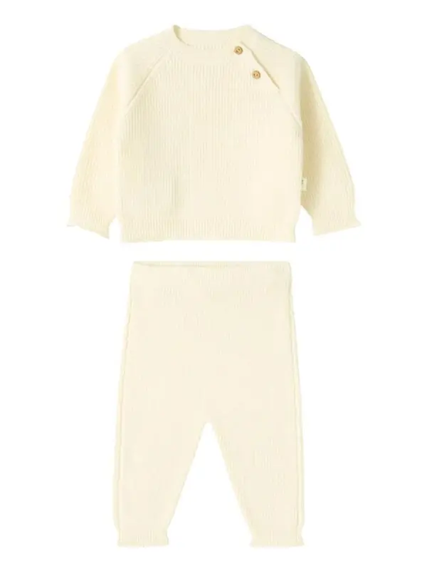 TEDDY & MINOU Jersey Set With Pants - White