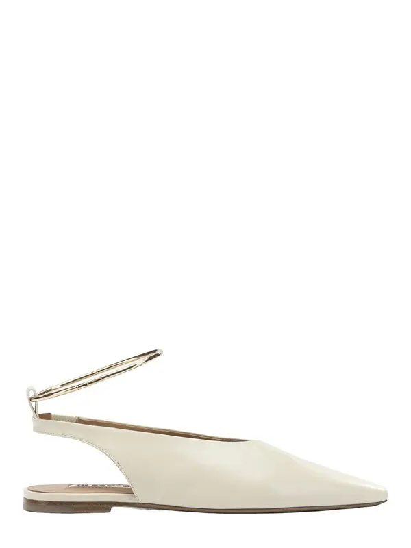 JIL SANDER Ballet Slingbacks - Beige