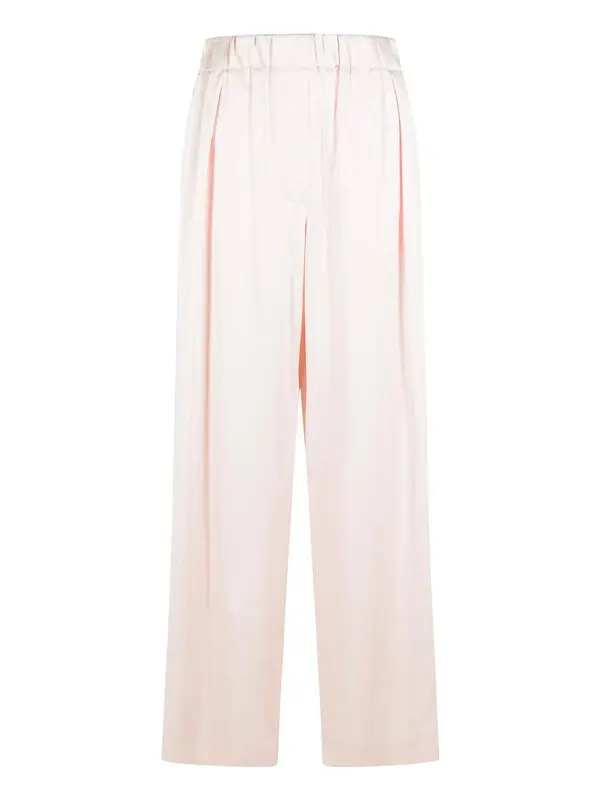 JIL SANDER Acetate Blend Trousers - Pink