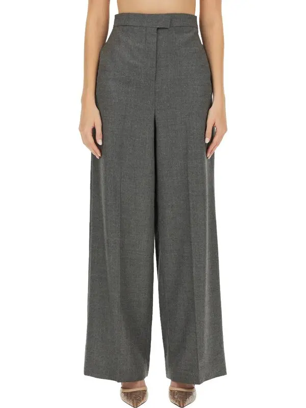 Fendi Wool Pants - Grey