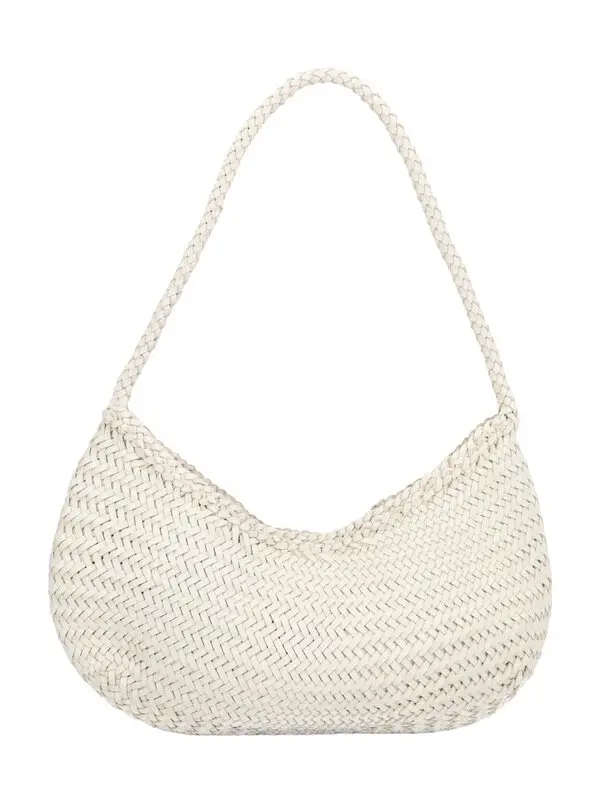 Dragon Diffusion Nova Luna Woven Shoulder Bag - Nude