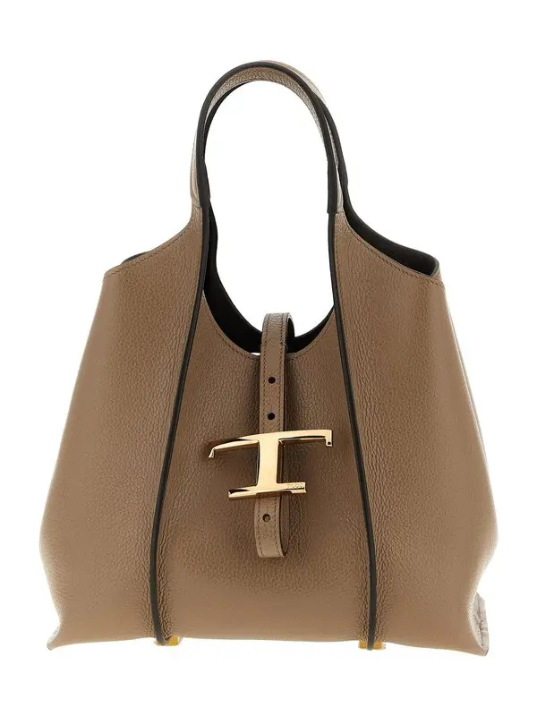 TOD'S T Timeless Mini Handbag - Beige