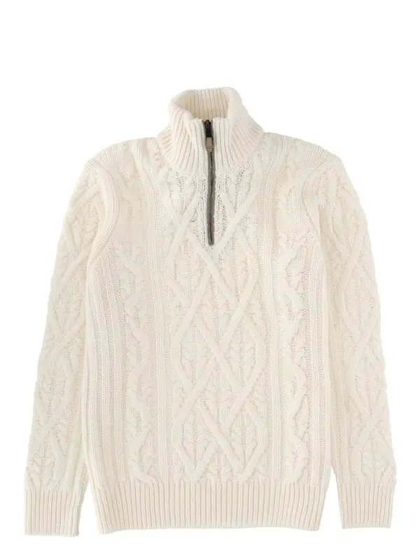 Hugo Boss Sweater Harpeno - White
