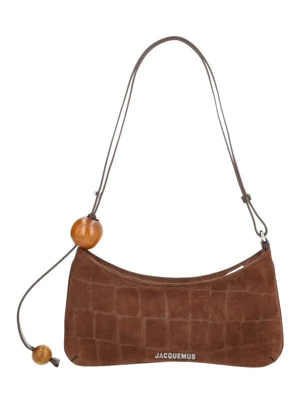 Jacquemus Le Bisou Pearl Bag - Brown
