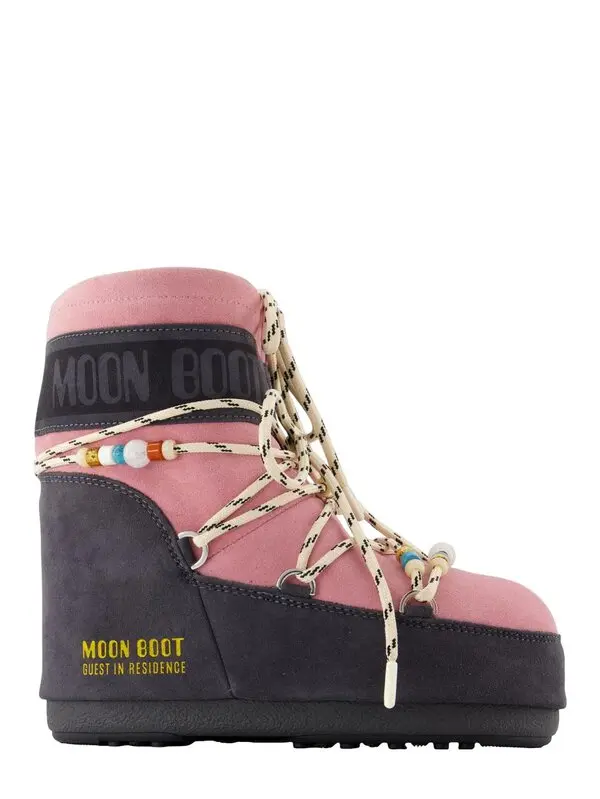 Moon Boot Mb X Gir Icon Low Ankle Boots - Pink